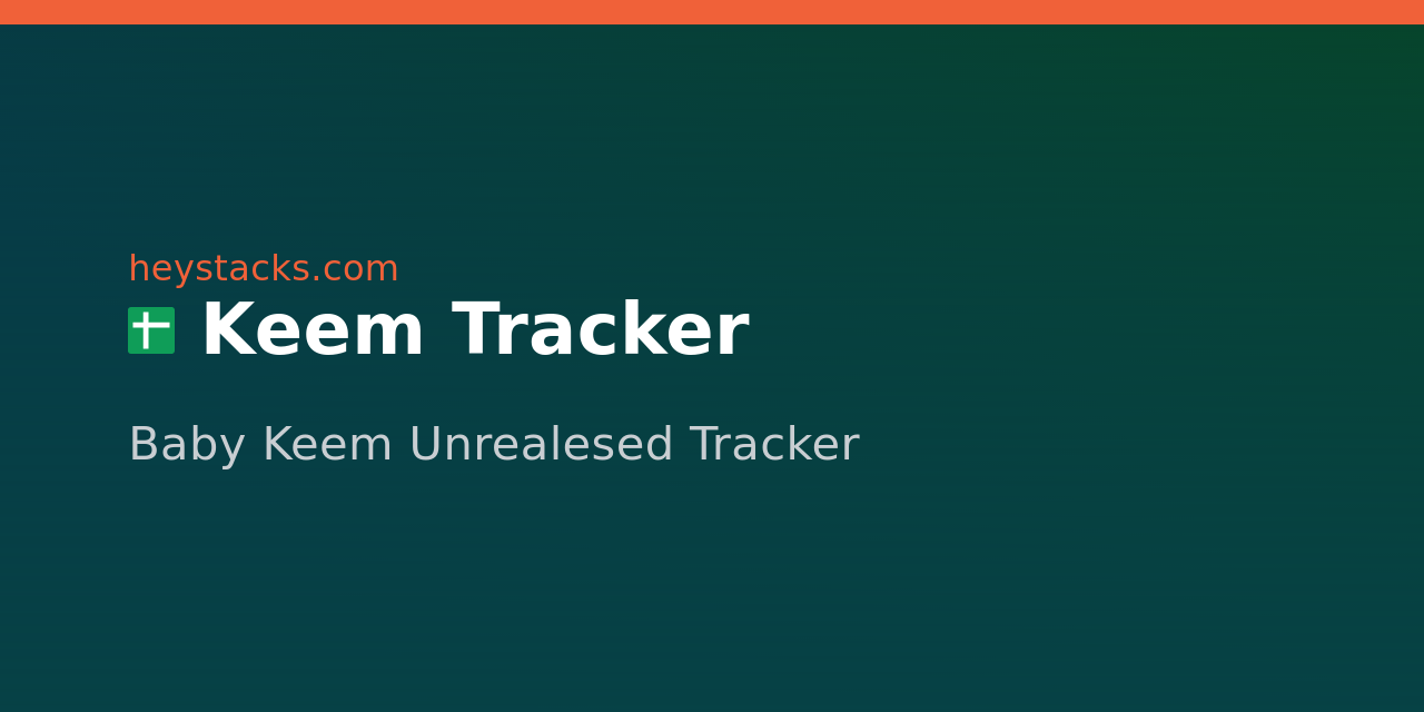 Keem Tracker - Heystack