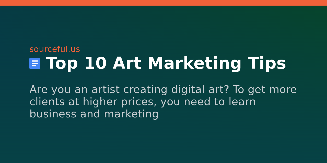Top 10 Art Marketing Tips - Heystack