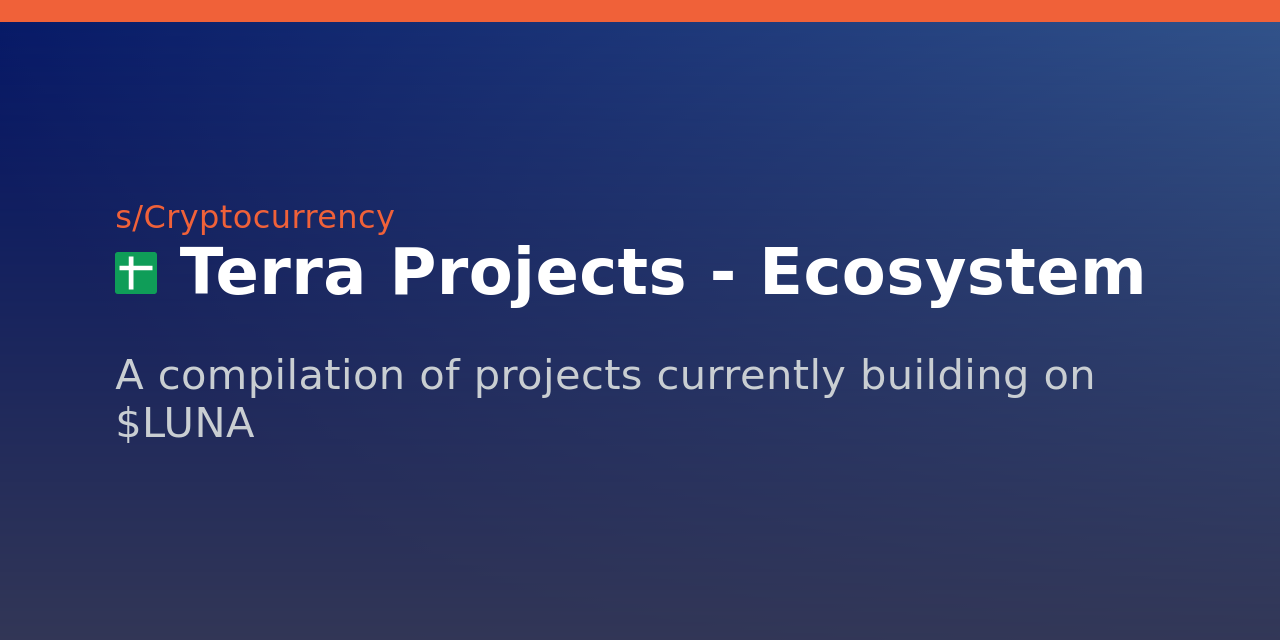 Terra Projects - Ecosystem - Heystack